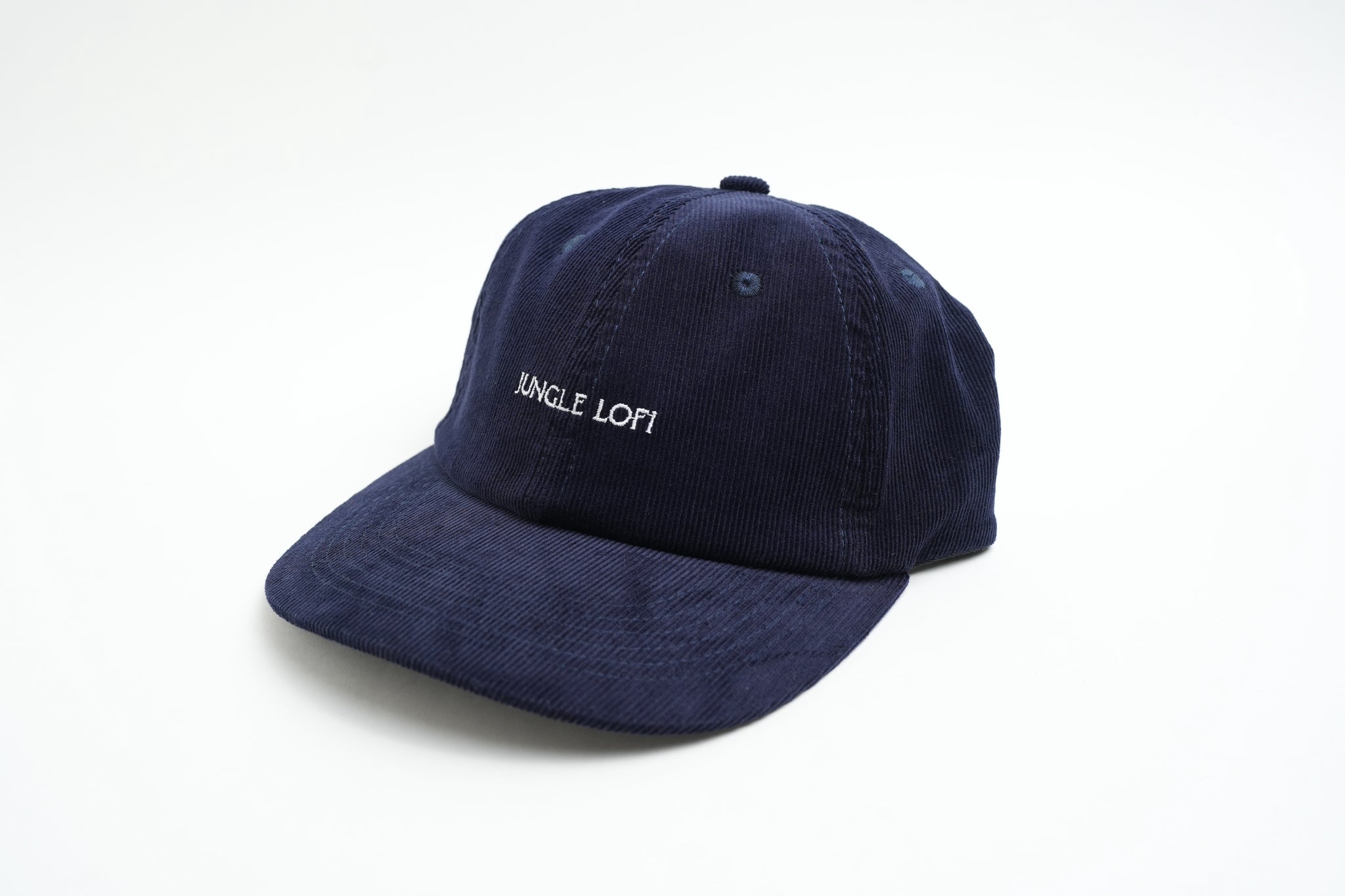Jungle Lofi Logo Corduroy Cap - Navy – Jungle Lofi Limited