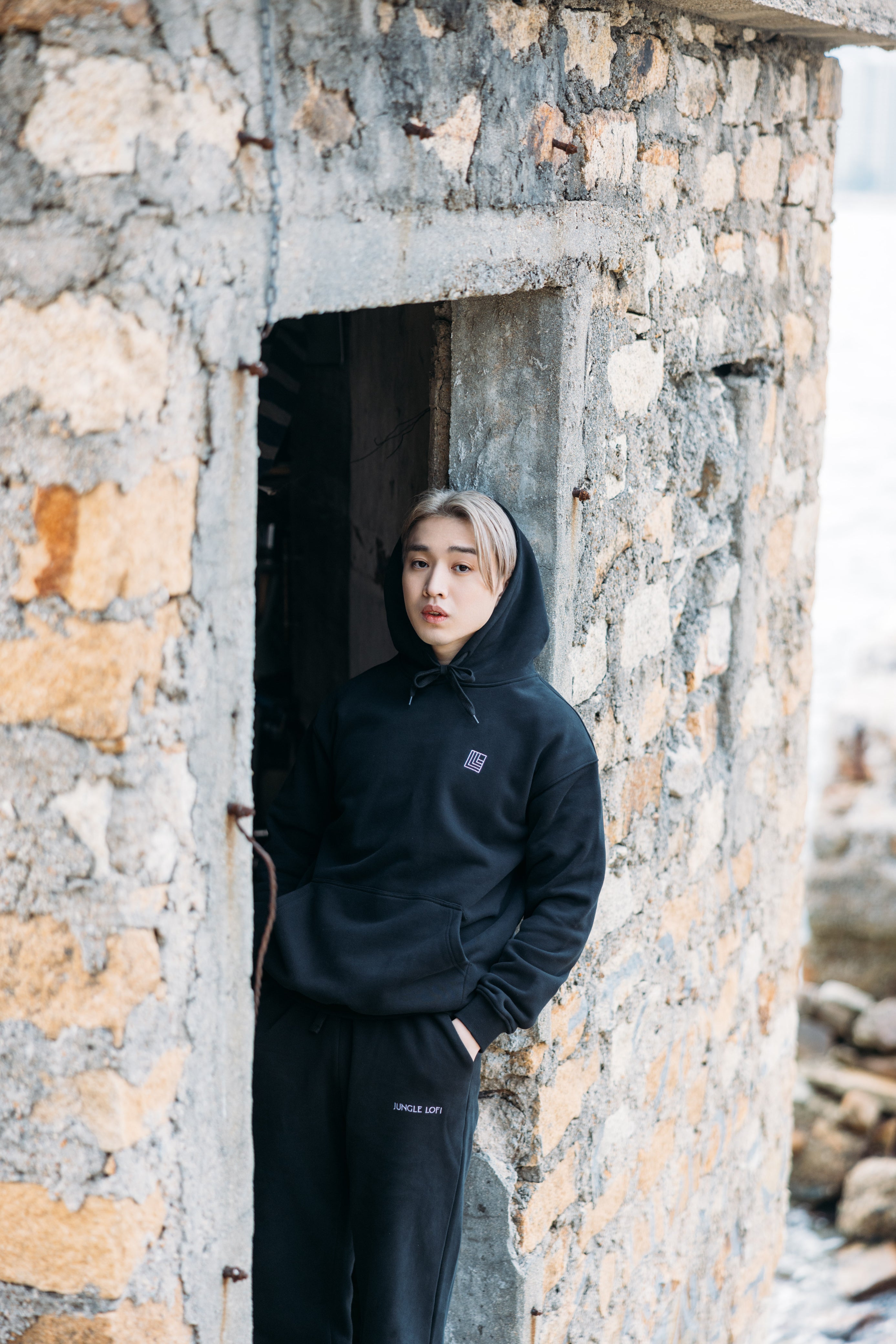 Jungle Lofi Classic Logo Hoodie - Black – JUNGLE LOFI LIMITED